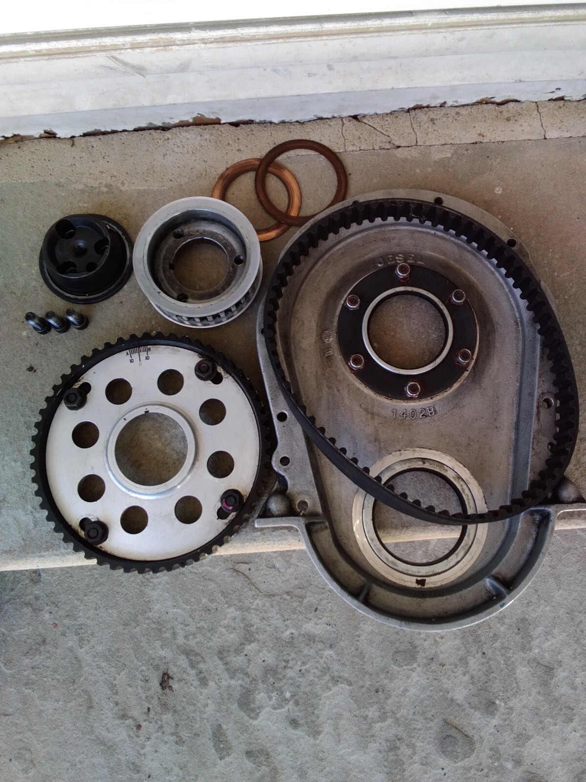Jesel Timing Belt Set Fits BB Block Chevy Mark IV + Olds DRCE Iron ...