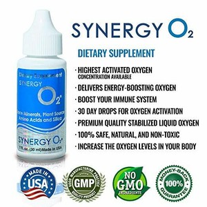 Synergy O2 Liquid Oxygen Drops Dietary Supplement (2 Bottles ...