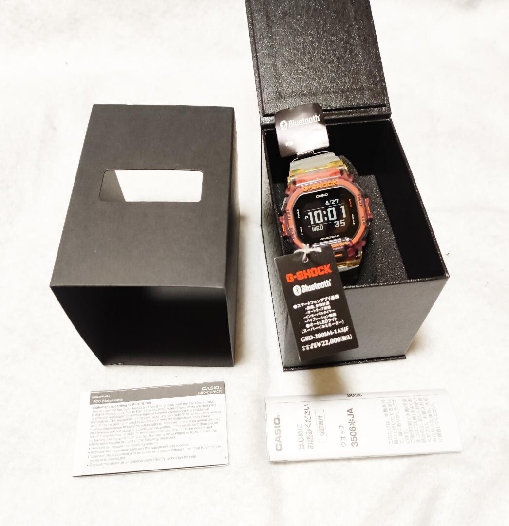 Casio G-SHOCK Men's Watch - GBD-200SM-1A5JF for sale online Casio G-SHOCK Men's Watch - GBD-200SM-1A5JF for sale online