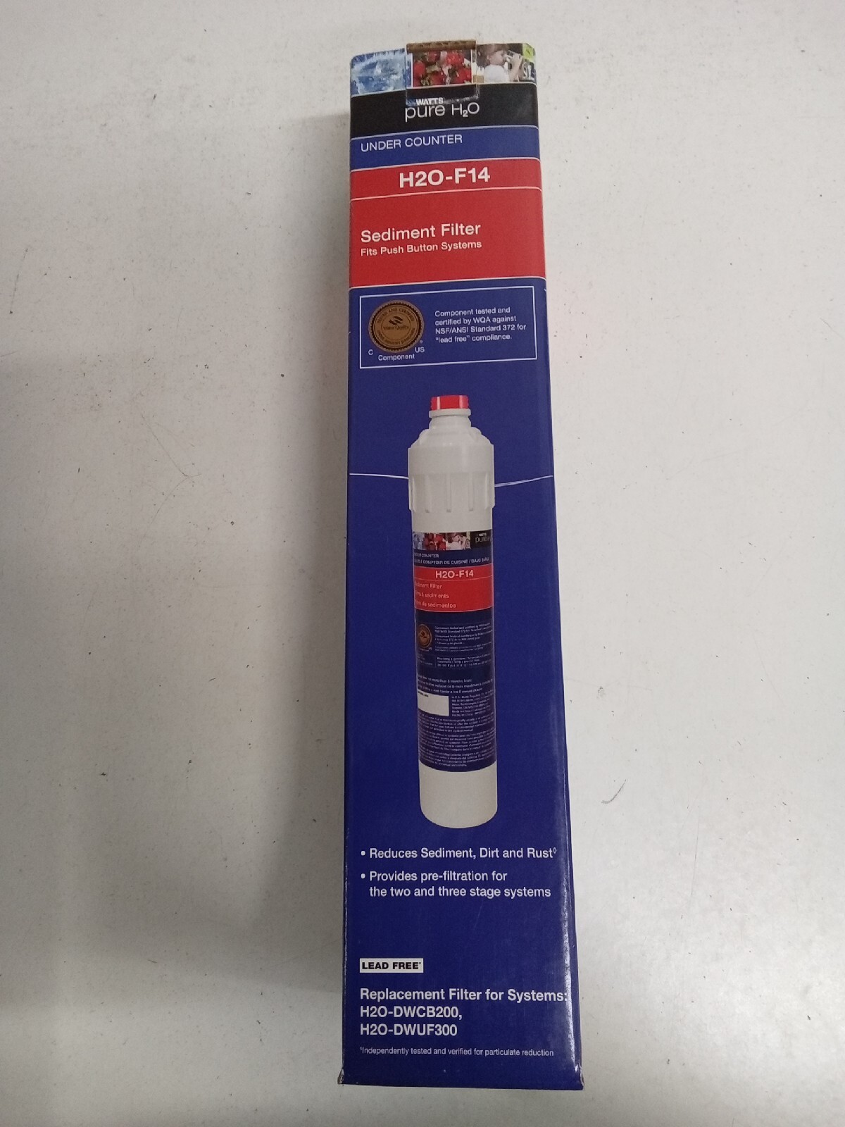 Watts Pure H2O Sediment Filter Cartridge for Pure H20 Systems 88005215 ...