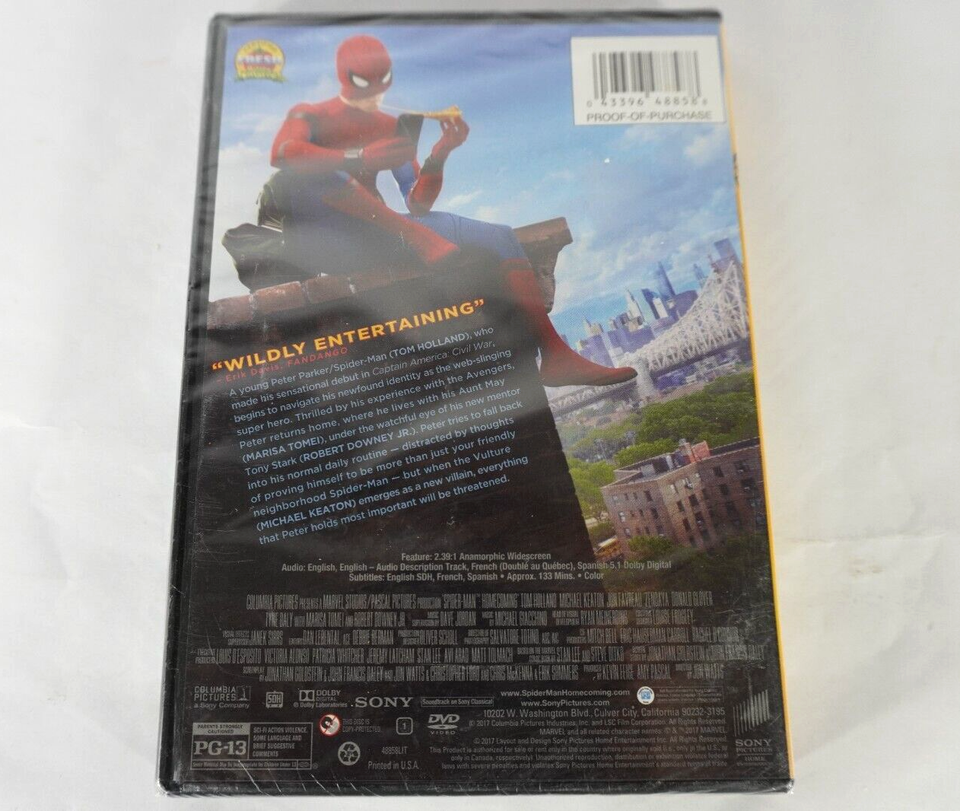 Spider-Man Homecoming DVD (2017) Action Movie | eBay