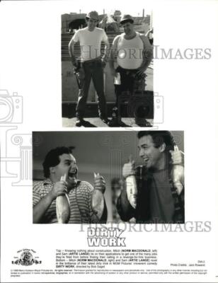 1998 Press Photo Norm MacDonald & Artie Lange in "Dirty Work" Movie ...