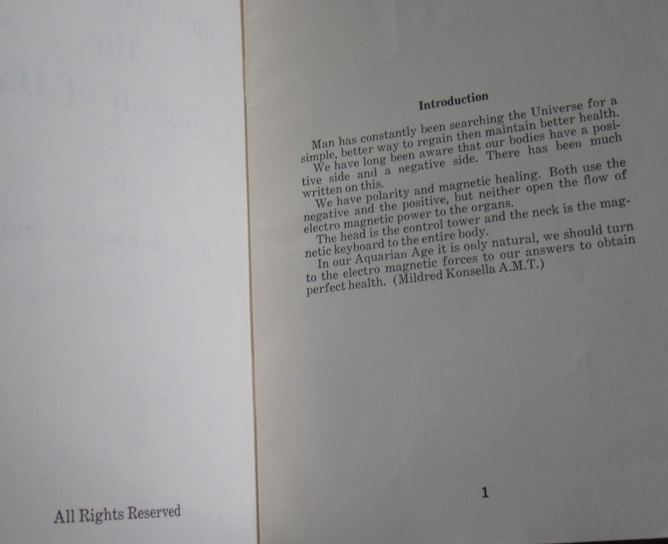 HANNA KROEGER three RARE books Cancer; Magneto-Therapy Laying on Hands ...