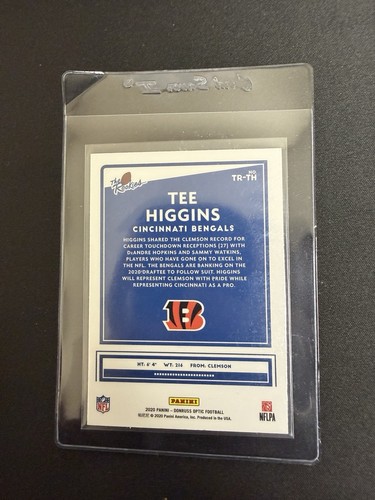 2020 Panini Donruss Optic - The Rookies Tee Higgins #TR-TH (RC) | eBay