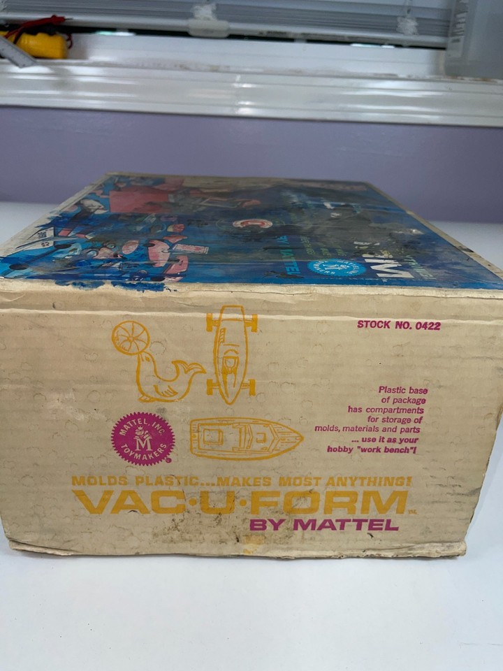 Vintage Mattel Vac-U-Form Mold Maker Set Tested Working w/ Box ...