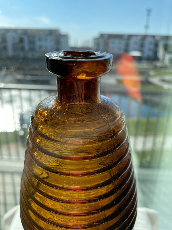 EXCELLENT TURNER BROTHERS - NEW YORK GREAT LIGHT AMBER COLOR BARREL ...