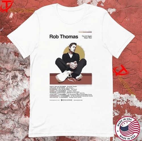 Rob Thomas The All Night Days Tour 2025 Dates T-shirts | eBay