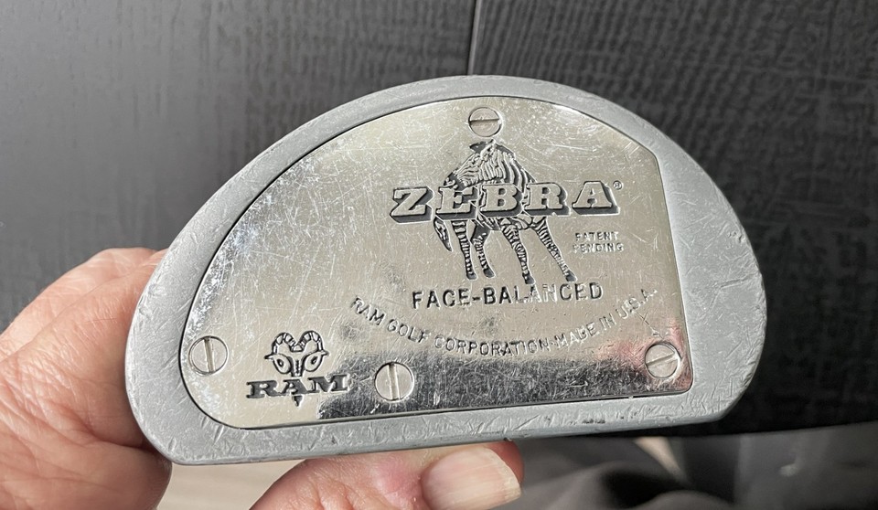 Ram Golf Zebra Face Balanced Mallet Putter 34-1/2” Steel Shaft RH Golf ...