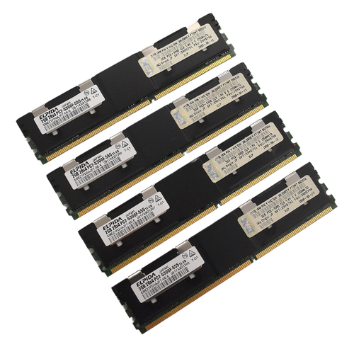 IBM 2GB 2RX4 PC2-5300F-555-11 SERVER RAM 39M5790 ELPIDA EBE21FD4AJFT-6E ...