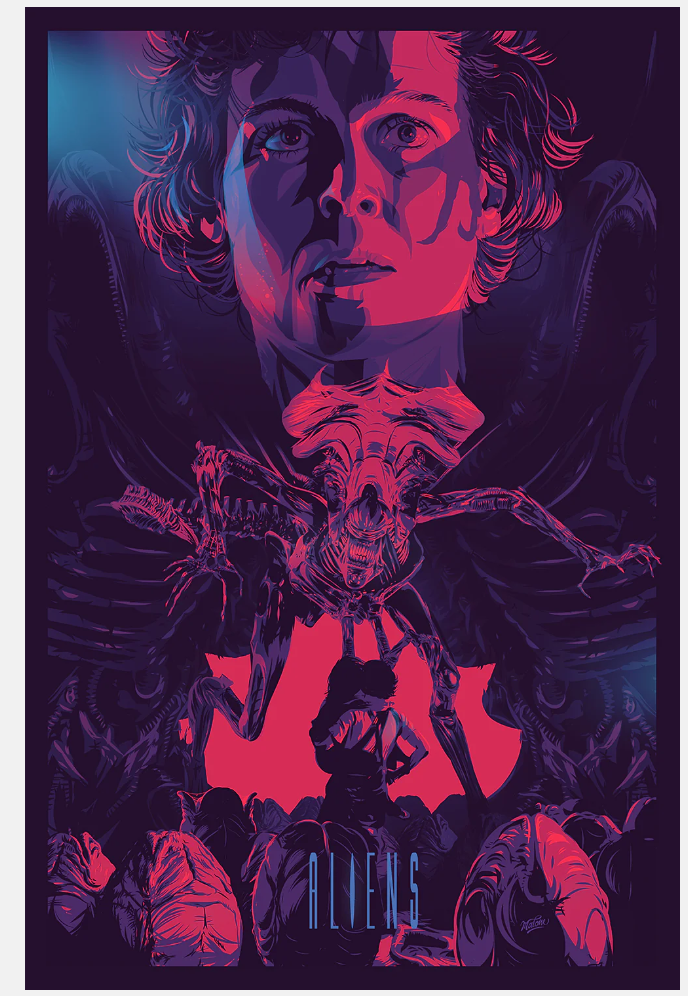 Aliens Alien Ripley Newt Horror Movie Film Poster Giclee Print Art ...