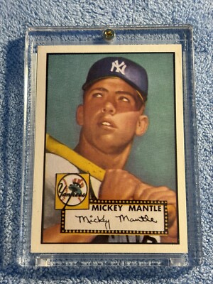 MICKEY MANTLE NEW YORK YANKEES 1991 TOPPS REPRINT BASEBALL CARD (E) | eBay
