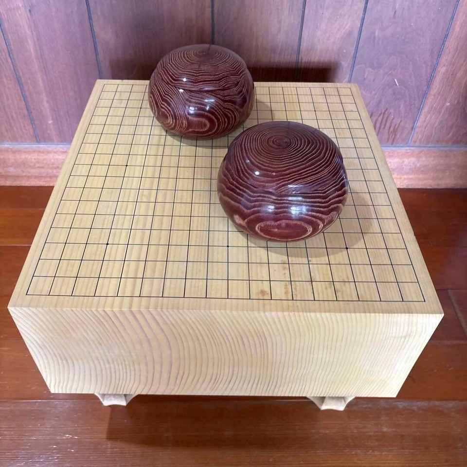 Go board with legs clamshell go stones IGO set wooden board IGO Game ...