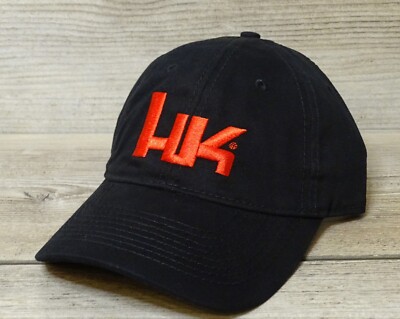 Genuine HK Firearms Hat Mens Blk & Red Logo Tactical Range Shooting ...