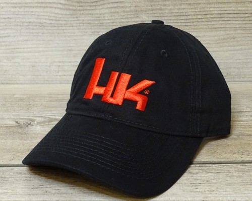 Genuine HK Firearms Hat Mens Blk & Red Logo Tactical Range Shooting ...