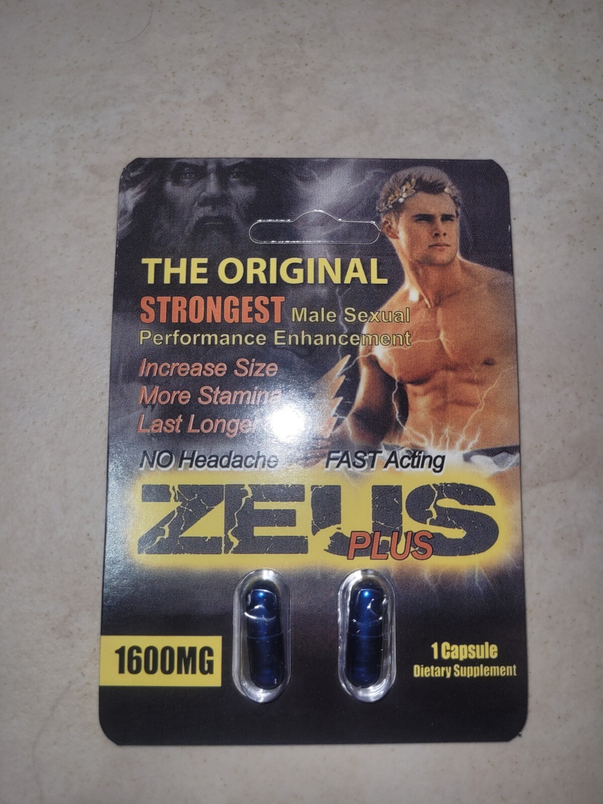 Zeus 1600 Male Supplement 12 Pcs ( 24 Pills ) 94922087591 | eBay