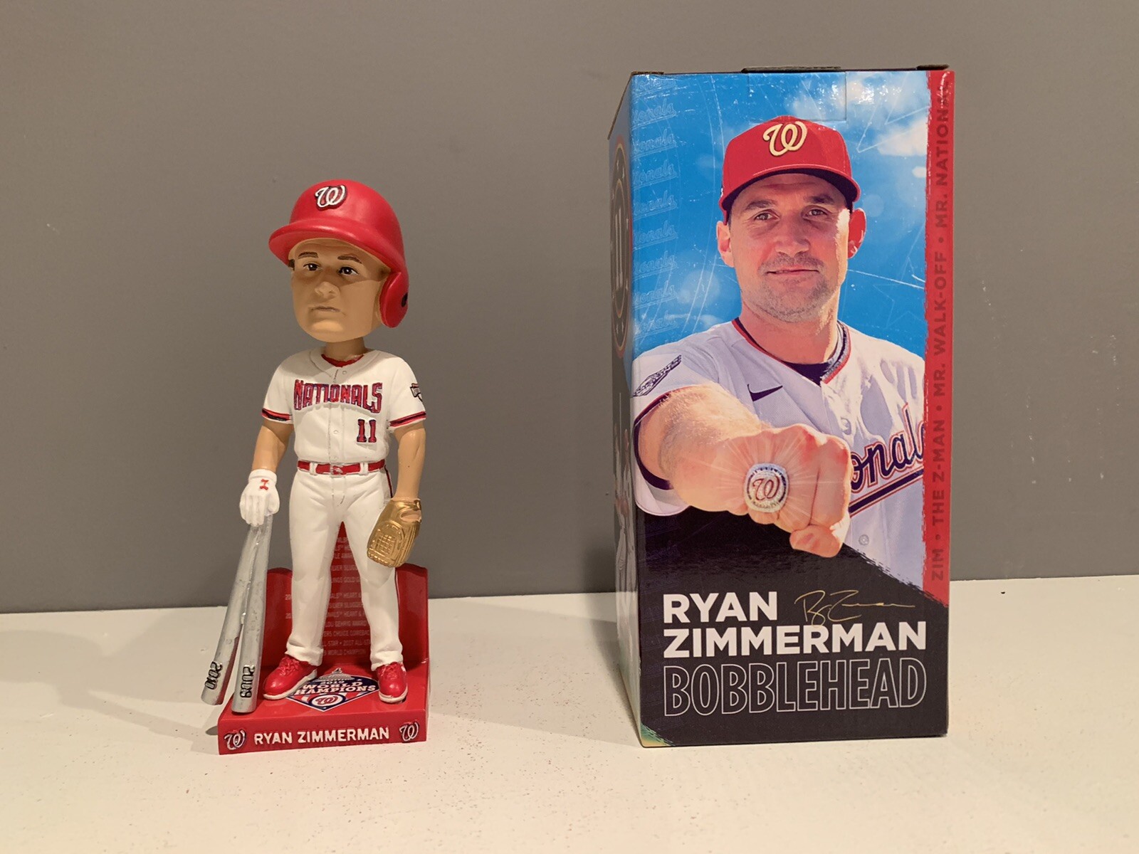 Complete Washington Nationals SGA Bobbleheads 2021 Ryan Zimmerman Davey ...