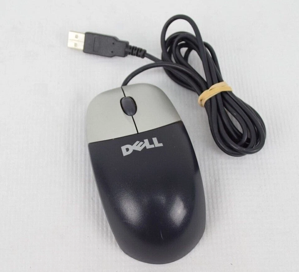 Dell Computer Mouse Top View