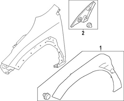 Genuine Subaru Pillar Molding 65250FN001 | eBay