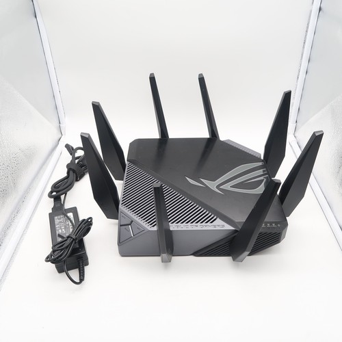 ASUS ROG Rapture GT-AXE11000 Wi-Fi 6E Router - Black | eBay