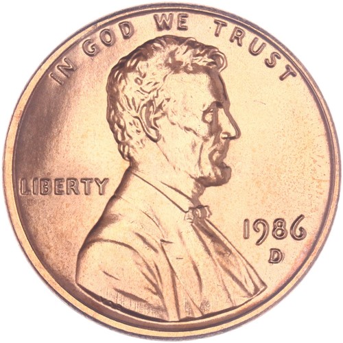 1986 D Lincoln Memorial Cent Gem BU Penny US Coin See Pics C841 | eBay