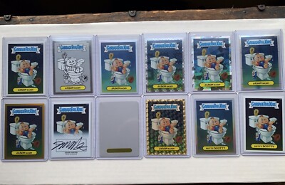 Garbage Pail Kids Chrome 1 Jason Basin 14b Complete Rainbow with ...