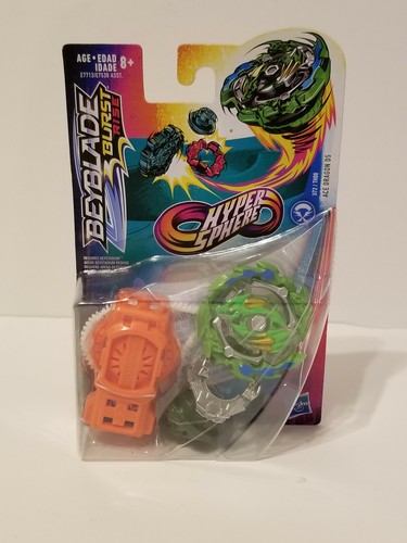 Beyblade Launcher Burst Rise Hyper Sphere Ace Dragon D5 Green D72 New µ ...