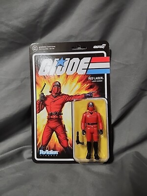 Red Laser Gunner G.I. Joe Super7 Reaction Action Figure | eBay