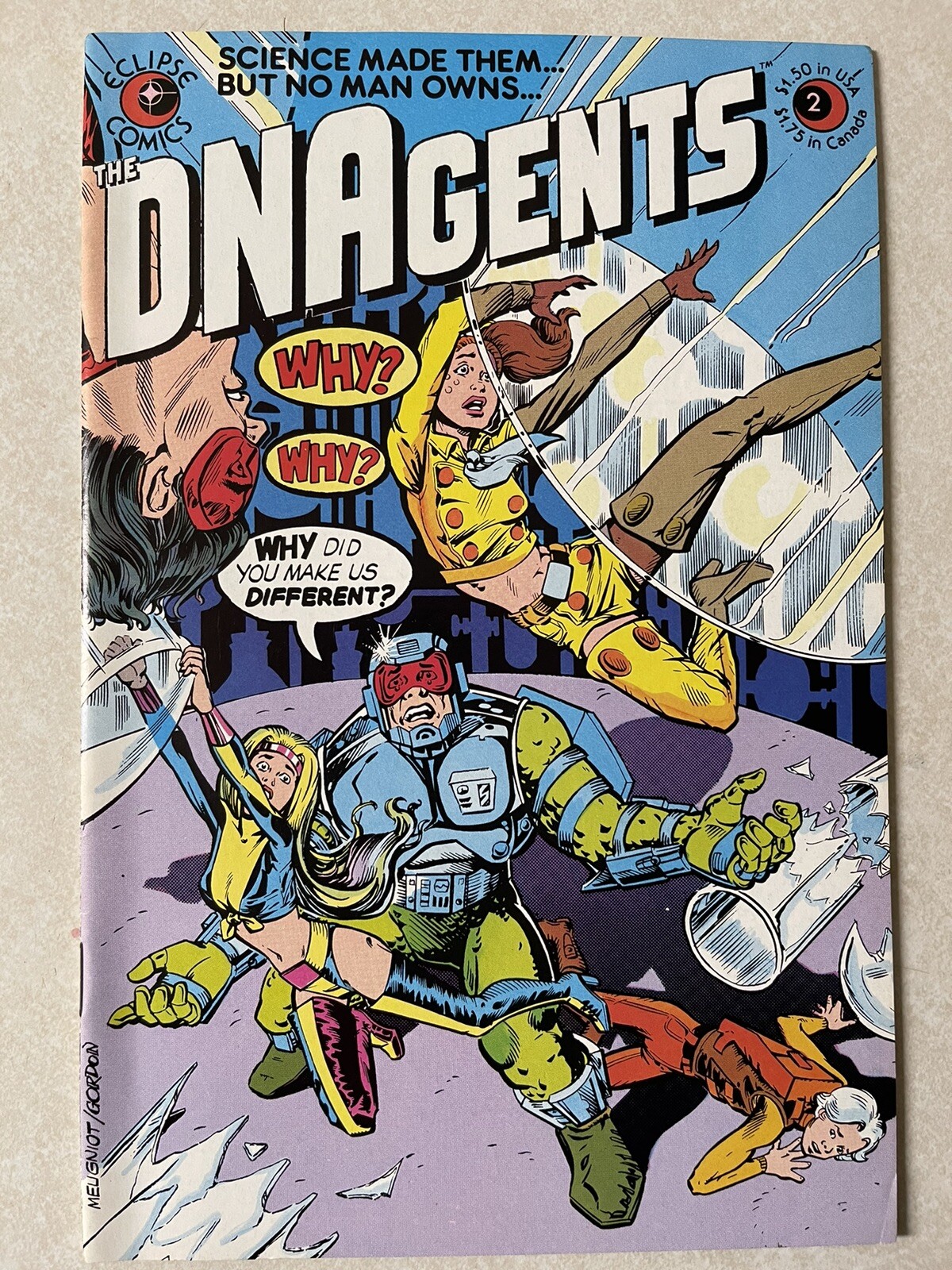 Eclipse Comics DNAgents #2 Volume 1 Mark Evanier Will Meugniot 1983 | eBay