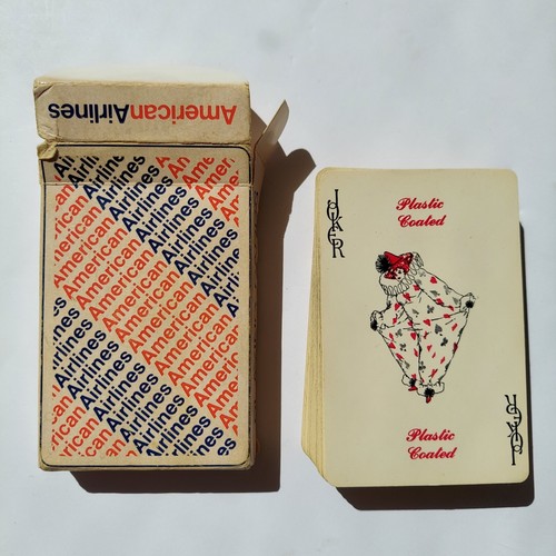 Vintage American Airlines Playing Cards Complete Deck Used 1980’s Red ...