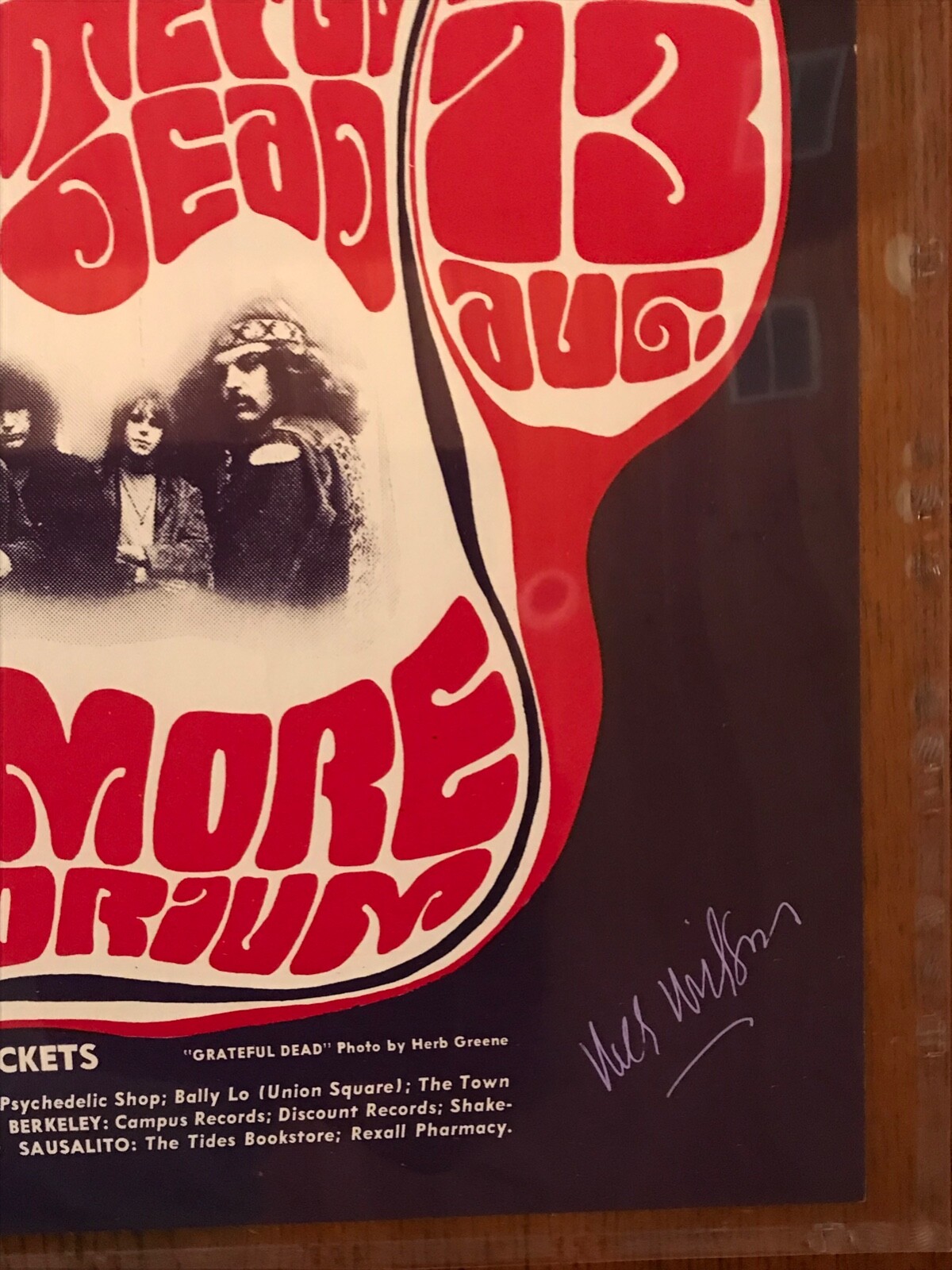 1st Print BG-23 Poster, GRATEFUL DEAD, JEFFERSON AIRPLANE, signed, CGC ...