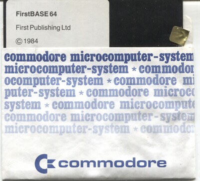 Vintage Commodore 64 Software - FirstBase 64 Disk & Manual | eBay