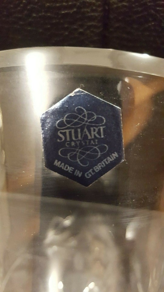 Stuart Cascade Crystal Vase 13inch | eBay