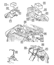 RAM CHRYSLER OEM 14-16 3500 Battery-negative Cable 68145073ab for sale ...