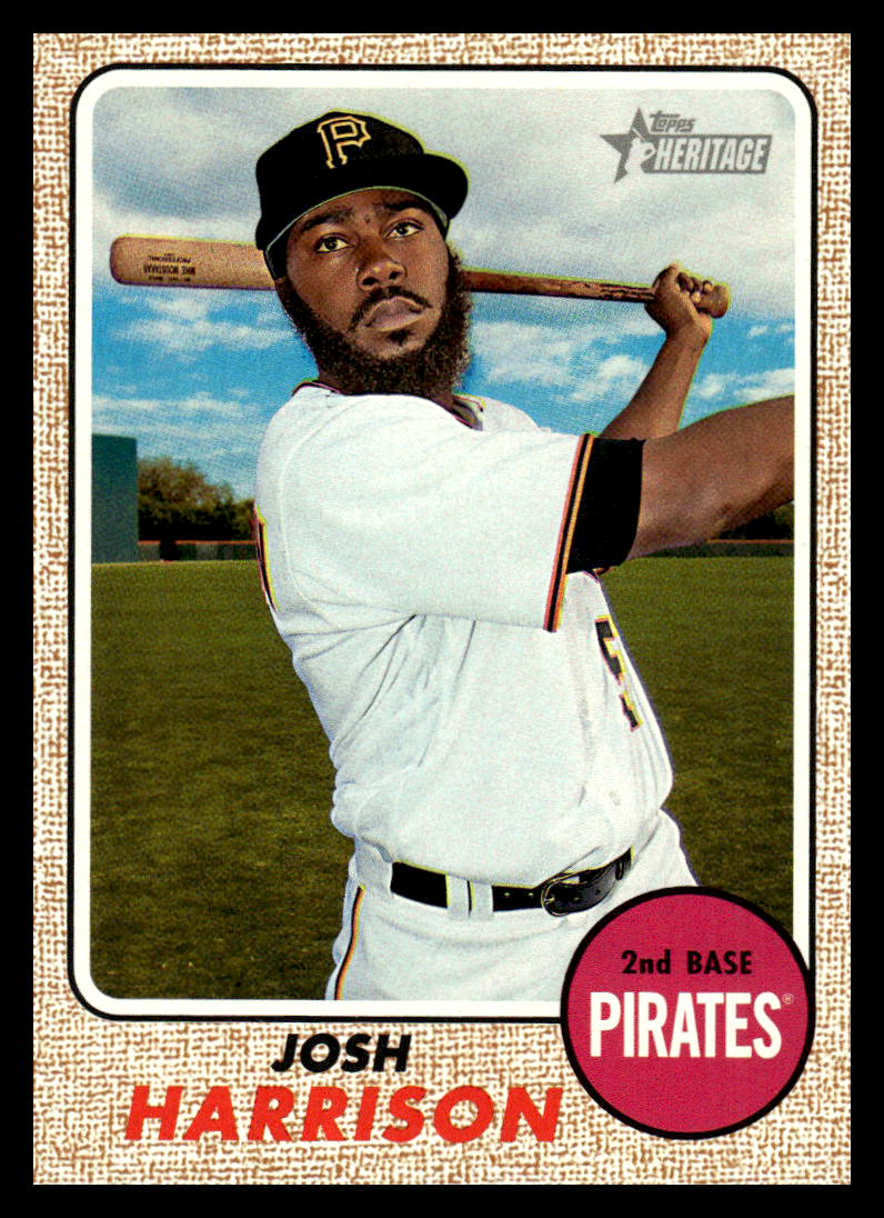 2017 Topps Heritage #390 Josh Harrison Pittsburgh Pirates | eBay