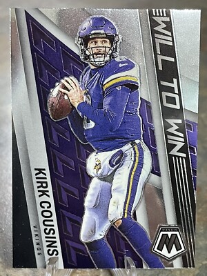 2022 Panini Mosaic " Will To Win" Insert Kirk Cousins - Vikings #WW8 | eBay