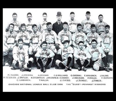 1906 Chicago Cubs Baseball Team PHOTO National League Champions! | eBay