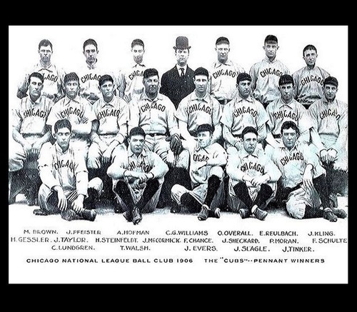 1906 Chicago Cubs Baseball Team PHOTO National League Champions! | eBay