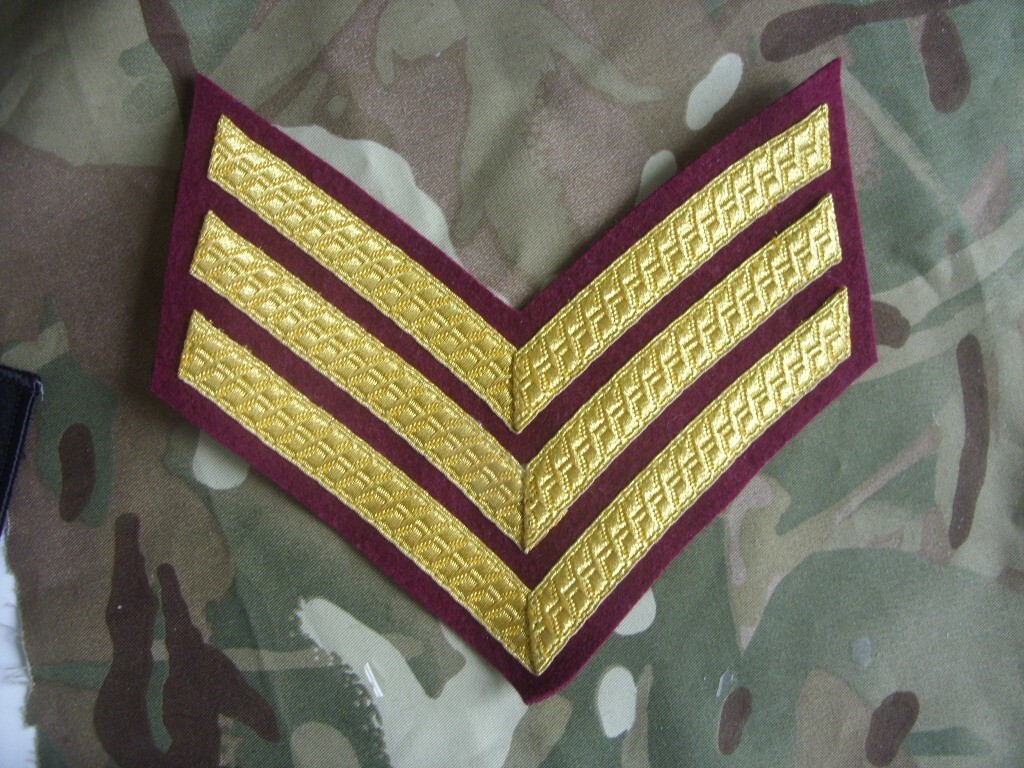 THE PARACHUTE REGIMENT SGT No1 DRESS RANK BADGE - PARAS & SFSG & RAVC ...