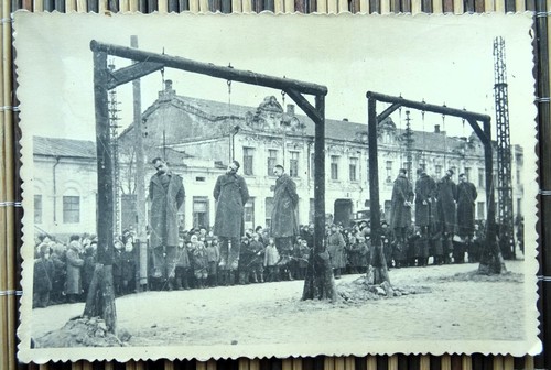WWII Public execution by hanging. Special Archive of MVD of the Ukr SSR ...