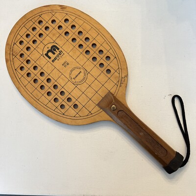 VINTAGE MARCRAFT PADDLEBALL RACKET/RACQUET MODEL PT 60 MADE IN USA | eBay