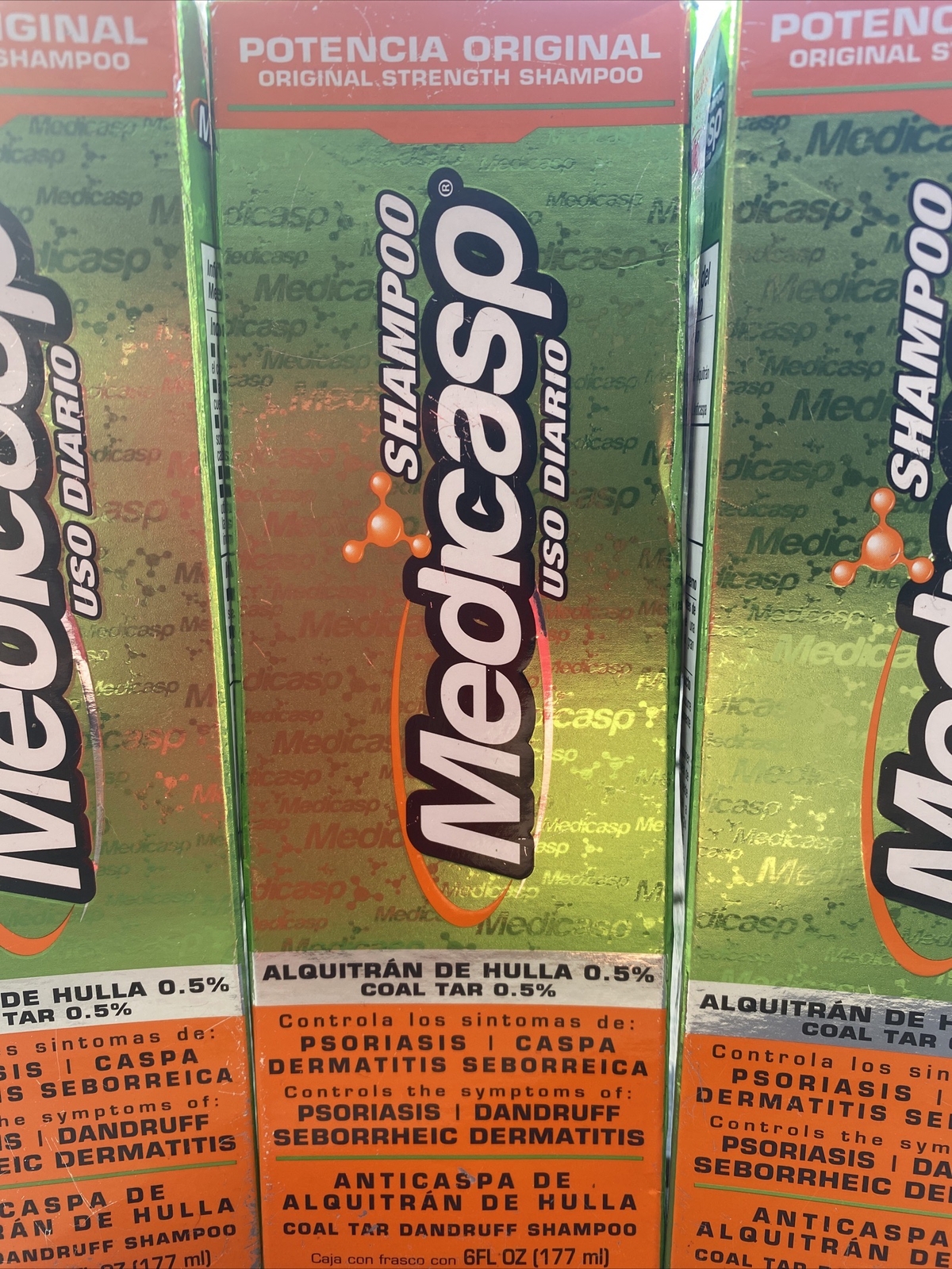 Medicasp Coal Tar Dandruff Shampoo - Total 18oz | Exp 08/2024 Lot Of 3 ...