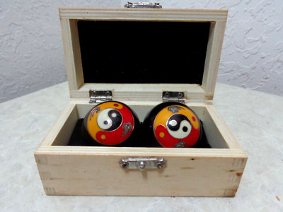 Chinese Chiming Ben Wa Health Balls Singing yin yang Relaxing Baoding ...
