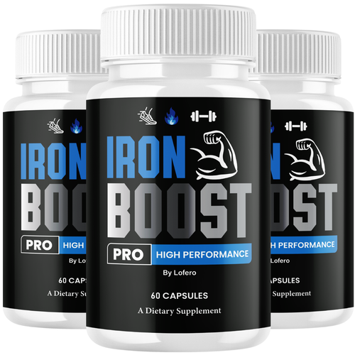 (3Pack) Iron Boost Pro Capsules IronBoost High Performance Pills For ...