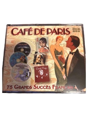 Café De Paris 3 CD Box 75 Grandi Successi Francesi Chansons | eBay