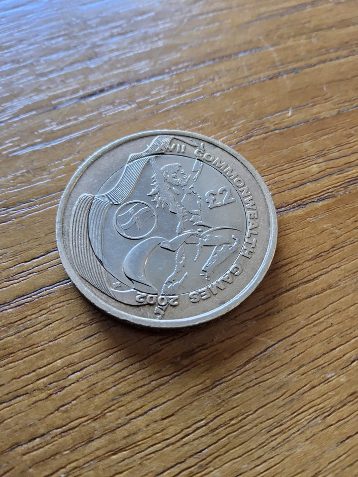 2002 Commonwealth Games £2 Pound Coin Northern Ireland Wales Scotland ...