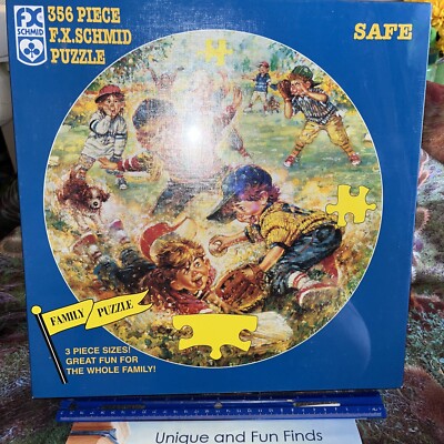 Vintage Jigsaw Puzzle “Safe” by FX Schmid - 356 Pieces sizes vary New ...