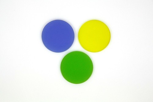 Farbfilter für Mikroskop 32 mm blau/ gelb/ grün | eBay