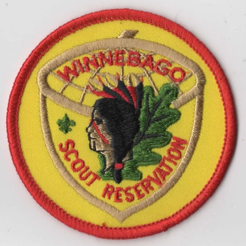 Winnebago Scout Reservation BSA Patch RED Bdr. [CA4790] | eBay