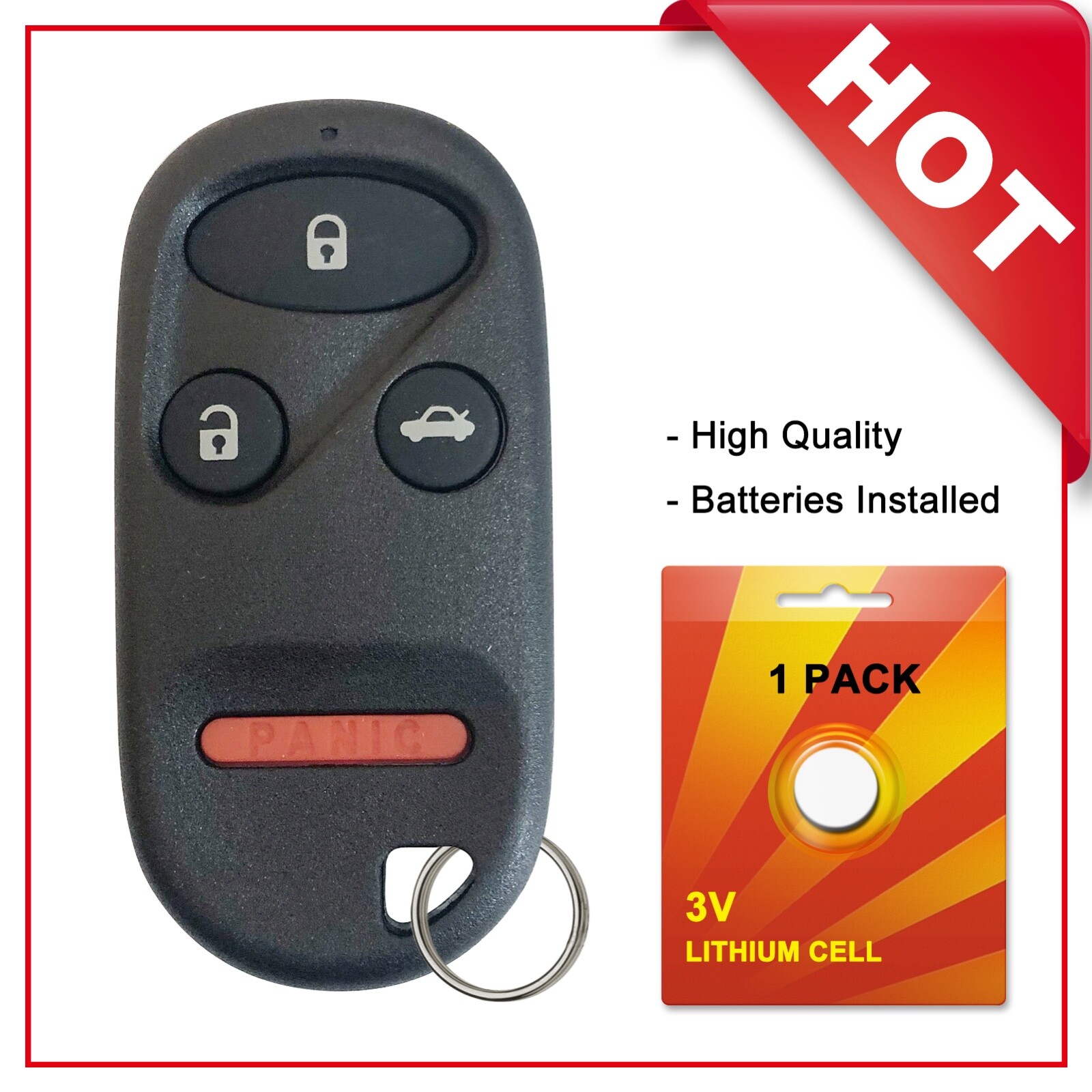 For 2002 2003 2004 Honda CR-V CRV Keyless Entry Car Remote Key Fob ...