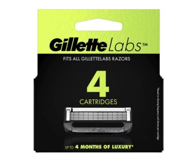 Gillette Labs Razor Cartridges 4 Pack | eBay Australia